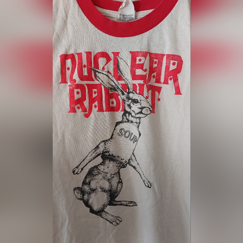 Rare Vintage Nuclear Rabbits Band Tshirts S - Gem